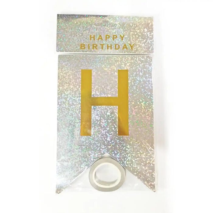 Happy Birthday Plateado – Fiesta y Dulces Rosita